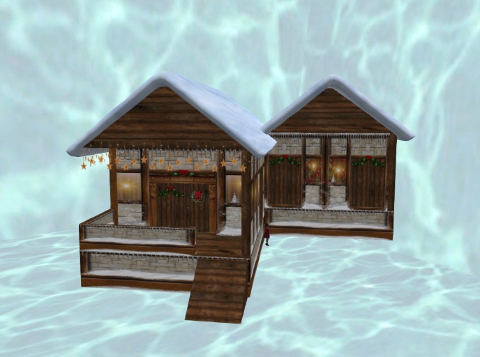 Second Life Marketplace - snowy house winter home