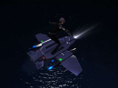 Second Life Marketplace - Breda Tech Space Surfer (Boxed)