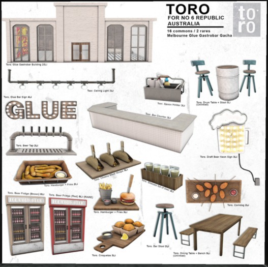 Second Life Marketplace - Toro. Bar Stool