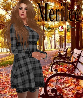 Second Life Marketplace - ~EccentriciXi~ Dress Merilee Plaid Gray
