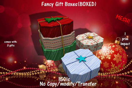 Second Life Marketplace - Fancy Gift Boxes(BOXED)