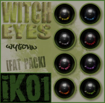 Second Life Marketplace - Witch Eyes - Wytchn - Pack of 8 Mesh & Classic