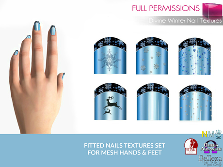 Second Life Marketplace - Full Perm MI Divine Winter Hands And Feet ...