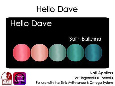 Second Life Marketplace - Hello Dave - Nail Appliers - Satin Ballerina