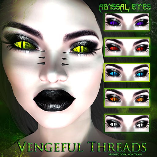 Second Life Marketplace - Vengeful Threads - Original Mesh - Abyssal ...