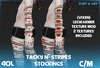 Second Life Marketplace - F&L - Tacky 'n Stripes - {Vixen} Texture Mod