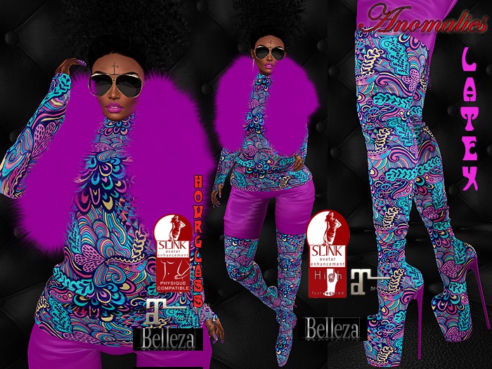 Second Life Marketplace Sexy Lady Colored Latex