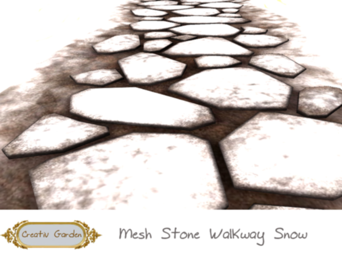 Second Life Marketplace - Creativ Garden Mesh Stone Walkway
