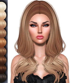 Second Life Marketplace - DAE FILES - Browny Mesh Hair Full Perm