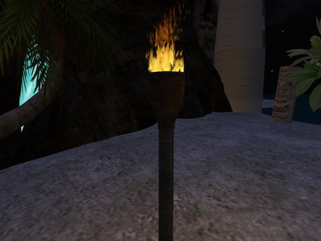 Second Life Marketplace - LS Jungle Tiki Torch