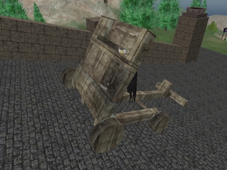 Second Life Marketplace - Medieval Siege Mantlet v1.0 - Holds 7 people ...