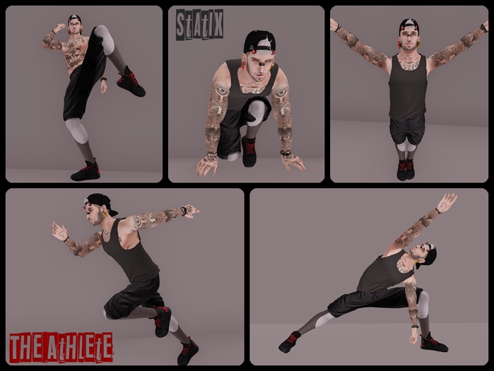 Second Life Marketplace - Statix - The Athlete - PosePack
