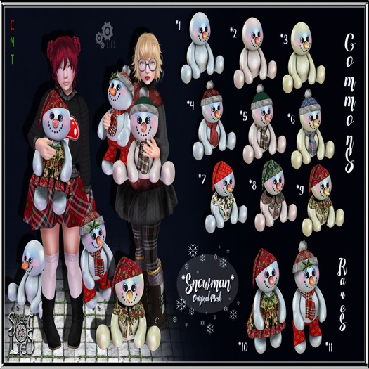 Second Life Marketplace - *SL* Snowman - Sweet Lies Original Box 2 COMMON