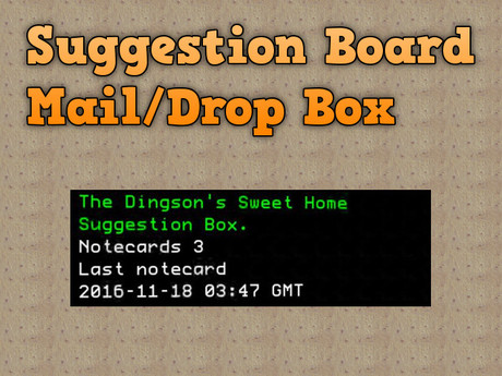 Second Life Marketplace - WD Suggestion Board/Mailbox with Resizer