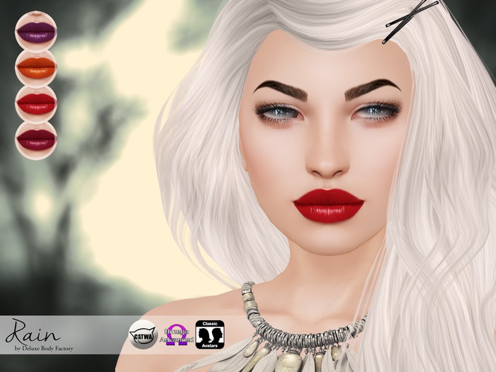 Second Life Marketplace - Deluxe Body Factory, skin Rain, Catwa and ...