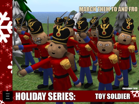 Second Life Marketplace - TOY SOLDIER | Holiday | Handpainted Style