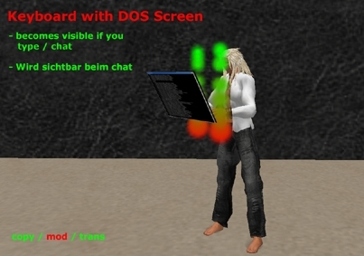 Second Life Marketplace - Keyboard DOS shrink V2