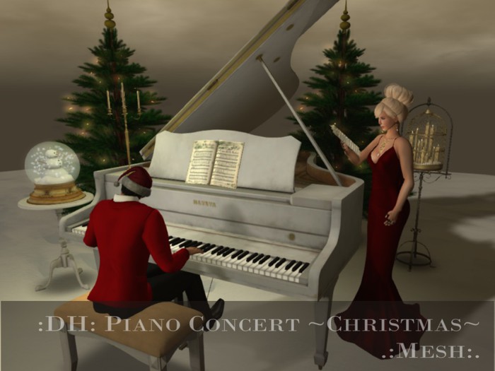 Second Life Marketplace - :DH: Christmas Piano Concert