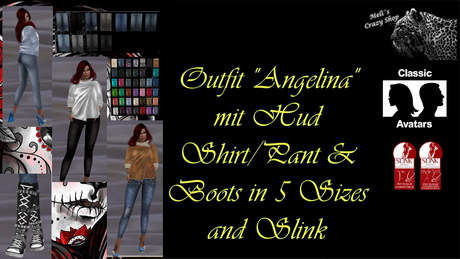 Second Life Marketplace - Classic Slink Angelina