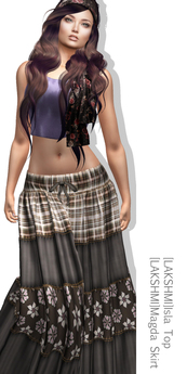 Second Life Marketplace - DEMO[LAKSHMI]Magda Skirt