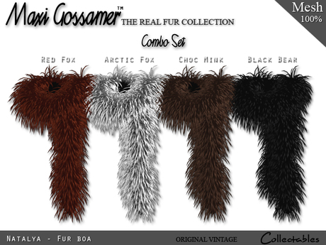 Second Life Marketplace - Fur Boa - Natalya - NATURAL FURS