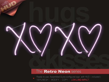 Second Life Marketplace - The Retro Neon - XO