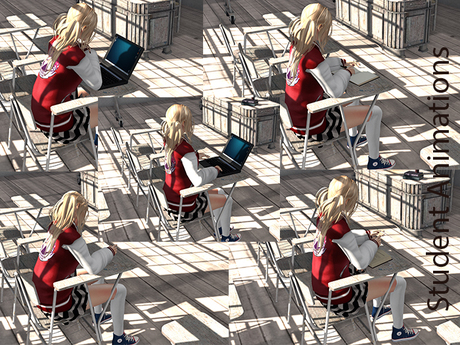 Second Life Marketplace - *** rojo *** School Furniture - Classroom ...