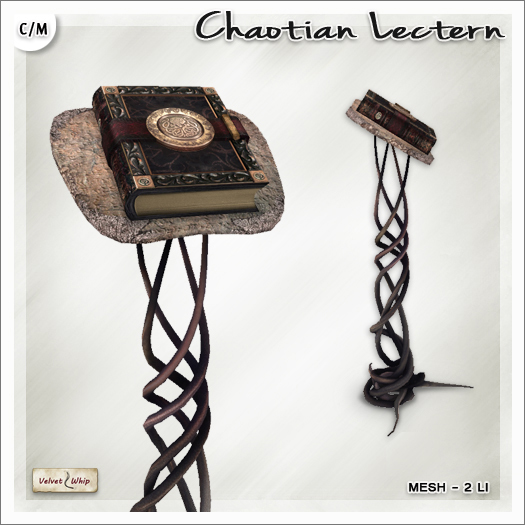 Second Life Marketplace - [V/W] Chaotian Lectern - Intertwined metal ...