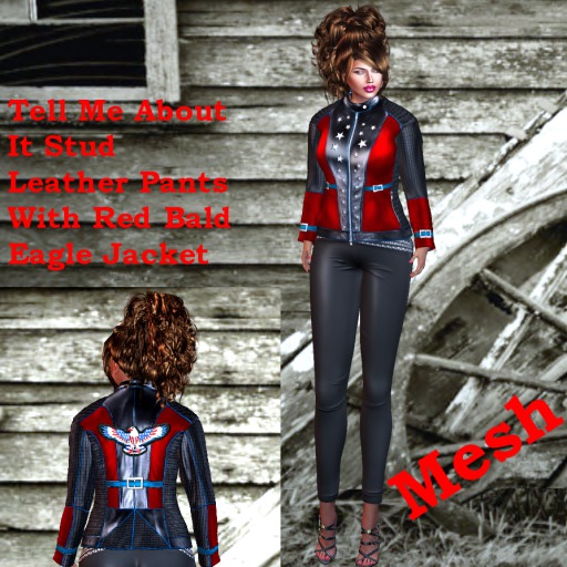 Second Life Marketplace - Tell Me About It Stud Pants With Red Bald ...