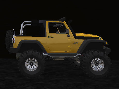 Second Life Marketplace - 4 X 4 Jeep (Yellow)