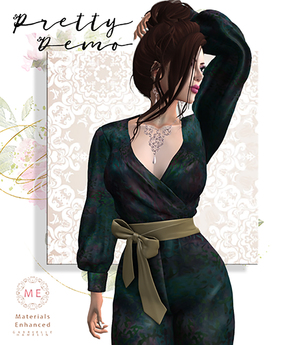 Second Life Marketplace - .::Pretty Katia Purple & Green::. Pantsuit on ...