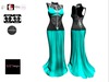 Second Life Marketplace - *{LD}* Selena Gown - Goth Teal