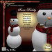 Second Life Marketplace - C&F Snow Daddy - Tall snowman w/ hat and pipe ...