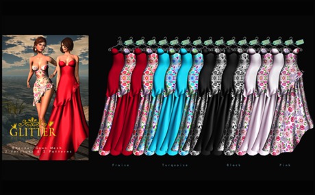 Second Life Marketplace - *GLITTER* DEMO ETERNAL GOWN MESH - 2 Versions ...