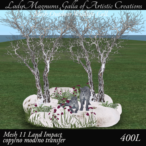 Second Life Marketplace - LadyMs Mesh Outdoor Wildlife Coll. - Snow ...