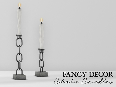 Second Life Marketplace - Fancy Decor: Chain Candles