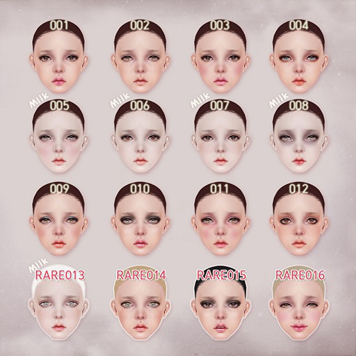 Second Life Marketplace - VCO ~ Mary Mesh Head_ 014 RARE