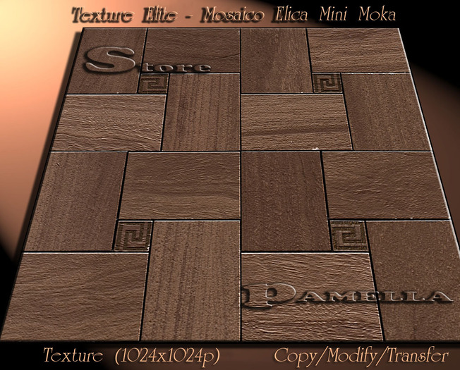 Second Life Marketplace - Texture Elite - Mosaico Elica Mini Moka