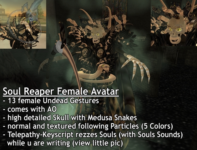 Second Life Marketplace - Soul Reaper Female Avatar