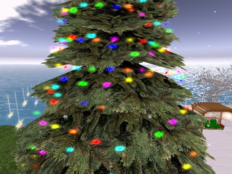 Second Life Marketplace - Huge 8 meter spruce tree with lights