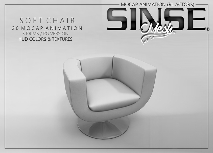 Second Life Marketplace - Soft Chair - UNISEX - PG Version - [SINSE ...
