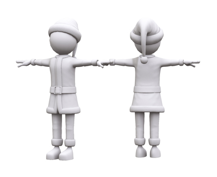 Second Life Marketplace - Full Perm MI Faceless Christmas Character ...