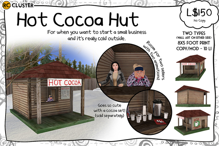 Second Life Marketplace - -RC- Hot Cocoa Hut