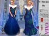 Second Life Marketplace - CC - Winter Gown Blue