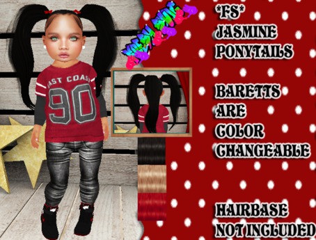 Second Life Marketplace - ~*FS*~JASMINE PONYTAILS DEMO