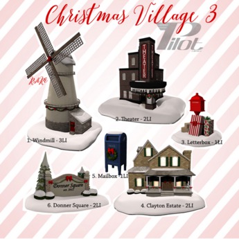 Second Life Marketplace - PILOT- Village 3 - Letterbox w Gifts