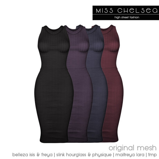 Second Life Marketplace - .miss chelsea. Dion Dress Darks Pack