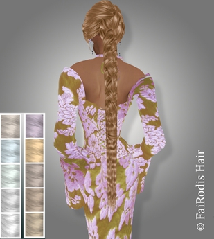 Second Life Marketplace - FaiRodis Flexi braid hair whites DEMO