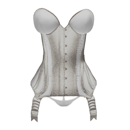 Second Life Marketplace - Cabaret - Corset - venus - silver [box]