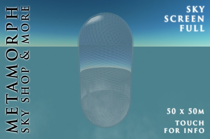 Second Life Marketplace - Metamorph Sky Screen FULL 50x50